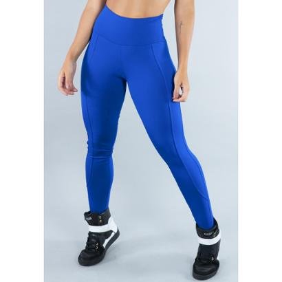 Calça Legging MVB Modas Montaria Cintura Alta Feminina - Azul | Netshoes