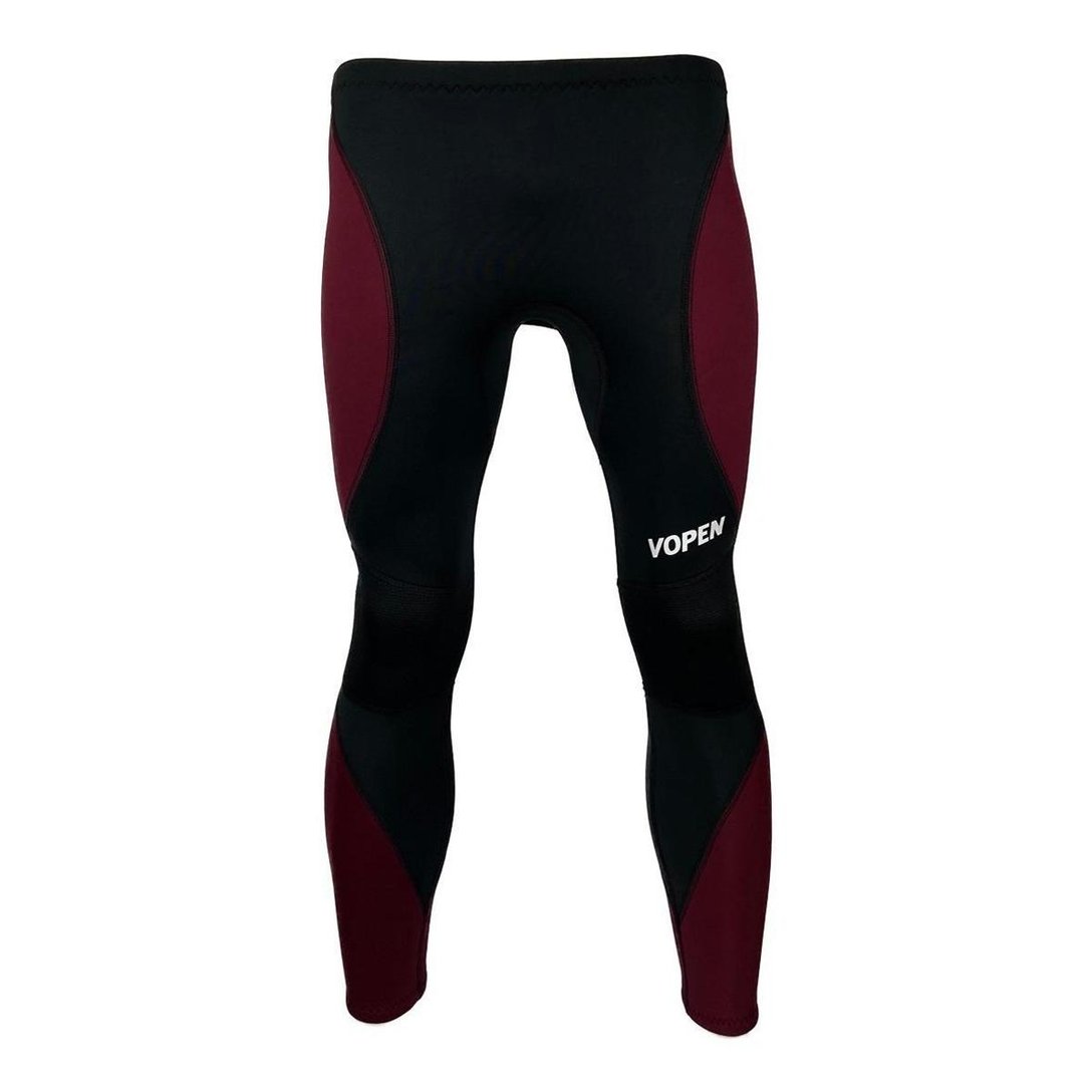 Calça Neoprene 1,5mm Flex Vopen Pesca Jetski Caiaque Surf - Bordô ...
