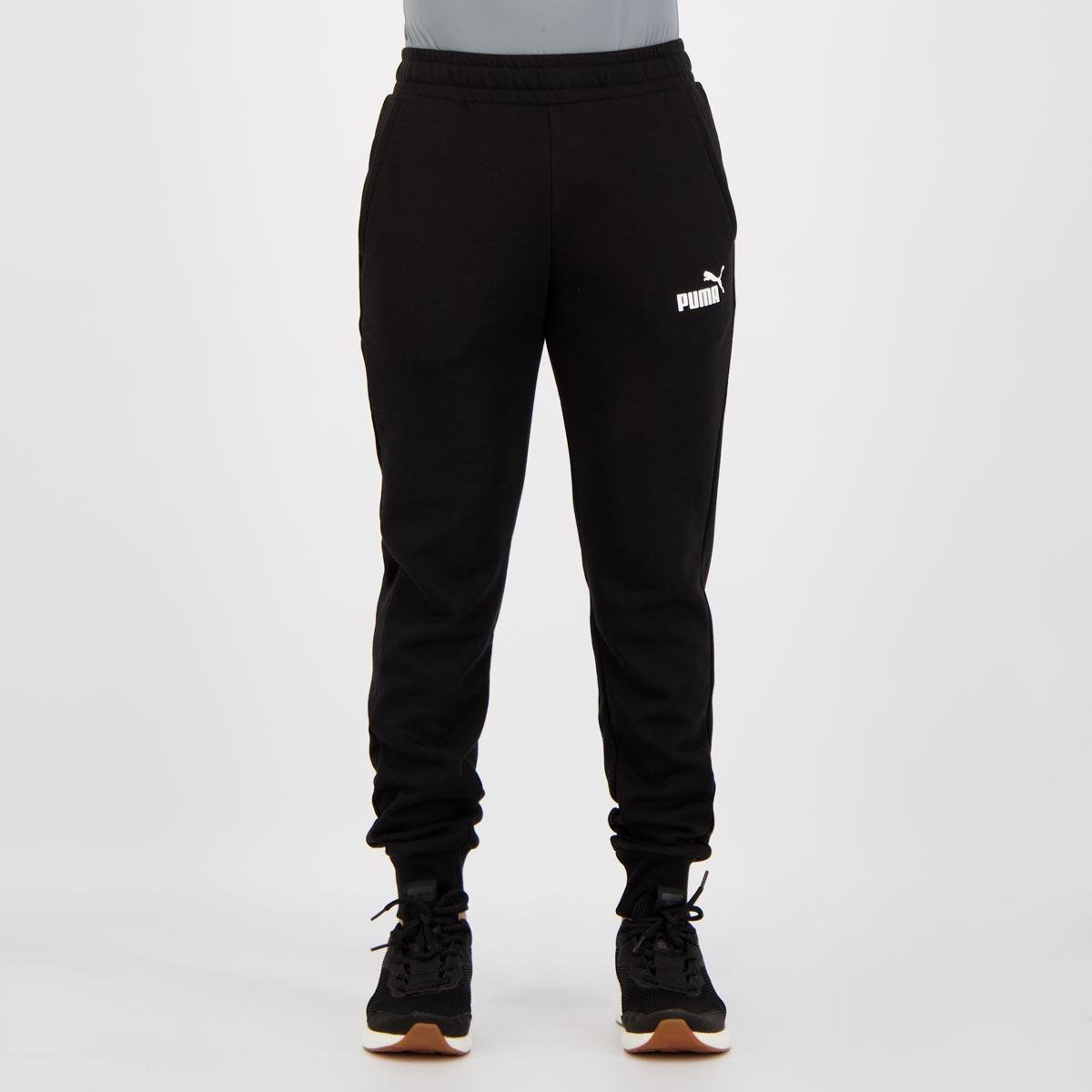 Calça Puma Ess Slim TR Preta - Preto | Netshoes