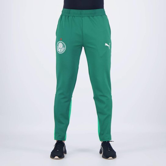 Calça Puma Palmeiras Casuals Verde - Verde | Netshoes
