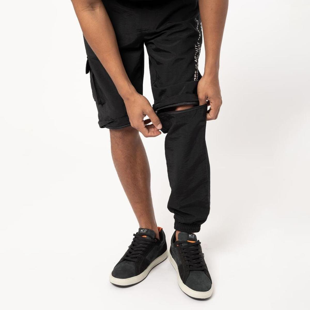 Calça Utility MCD Destacável Logomania Mcd - Preto | Netshoes