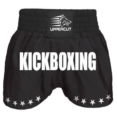 Calção Short Kickboxing GP Stars - Todo Preto - Preto | Netshoes