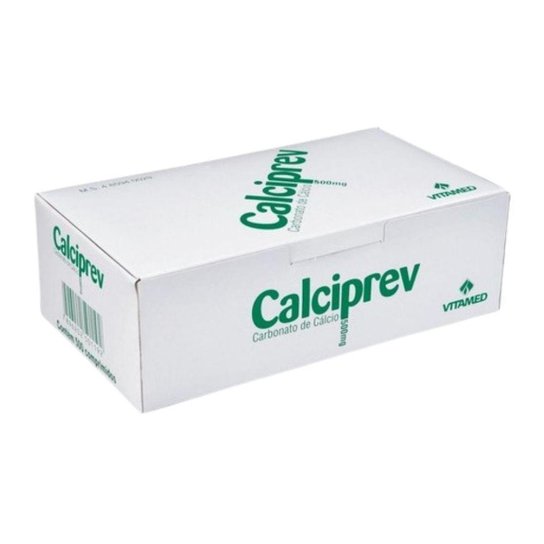 Calciprev 500 Comprimidos (cálcio 500mg) Não Contém Vitamina D ...