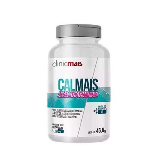 Calmais Alga Lithothamnium 60 Cápsulas ClinicMais | Netshoes