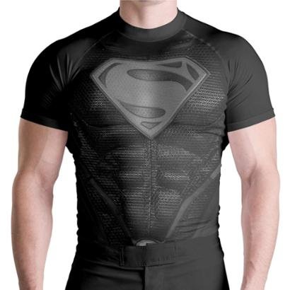 Cam Rash Guard Superman Proteção S ATL - Preto | Netshoes