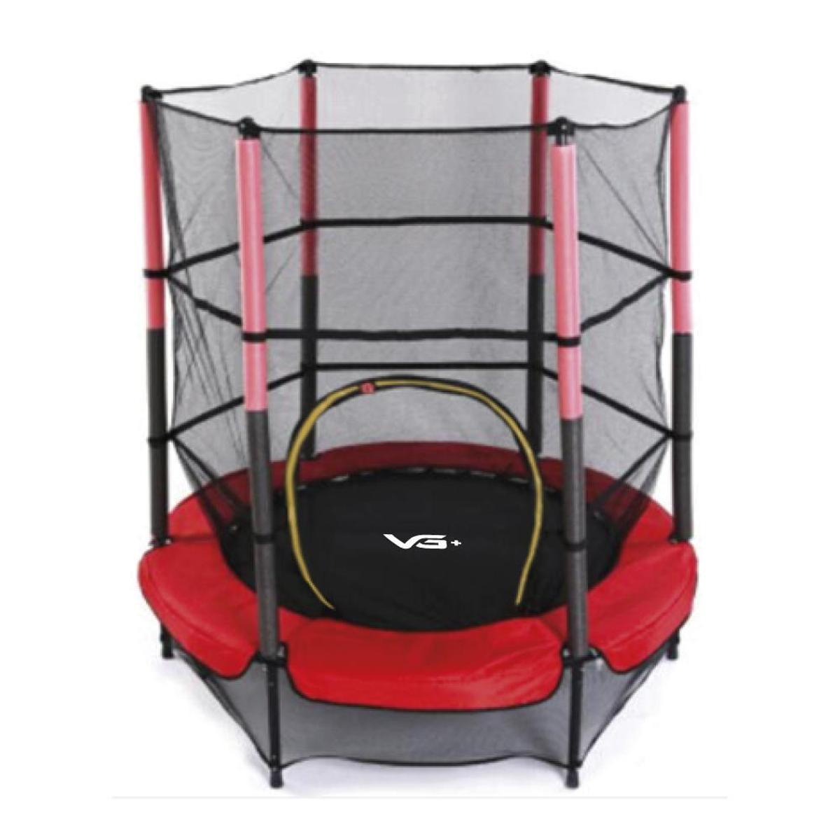 Cama Elástica Trampolim Pula Pula Kids com Rede de Segurança 140 cm VG+ ...