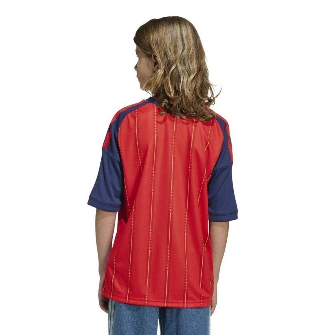 Camisa Adidas Espanha I 2026 Infantil - Vermelho 11-12 - Vermelho ...