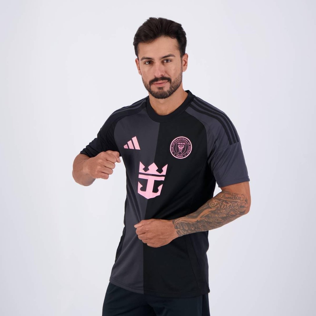 Camisa Adidas Inter Miami Away 2026 - Preto | Netshoes