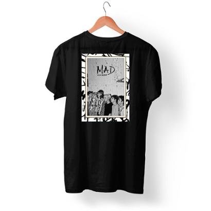 Camisa Camiseta K-Pop Mad Banda Cd Integrantes Capa Top;Gênero:Unissex ...
