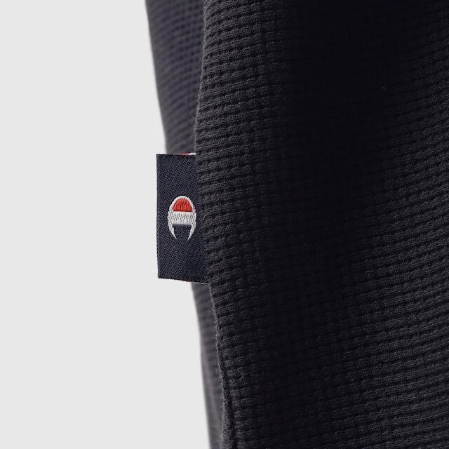 CAMISA CHAMPION LIFE WAFFLE C LOGO - Preto | Netshoes