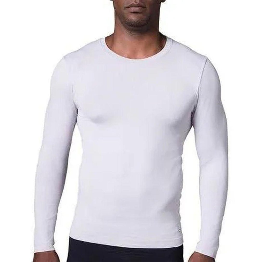 Camisa Compressão Lupo Manga Longa Proteção Uv +50 - 70632 - Branco ...
