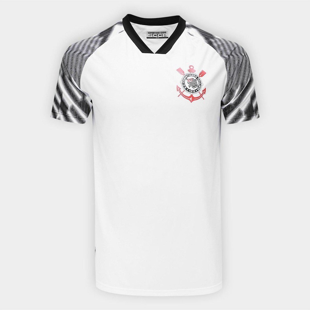 Camisa Corinthians Masculina - Branco | Netshoes