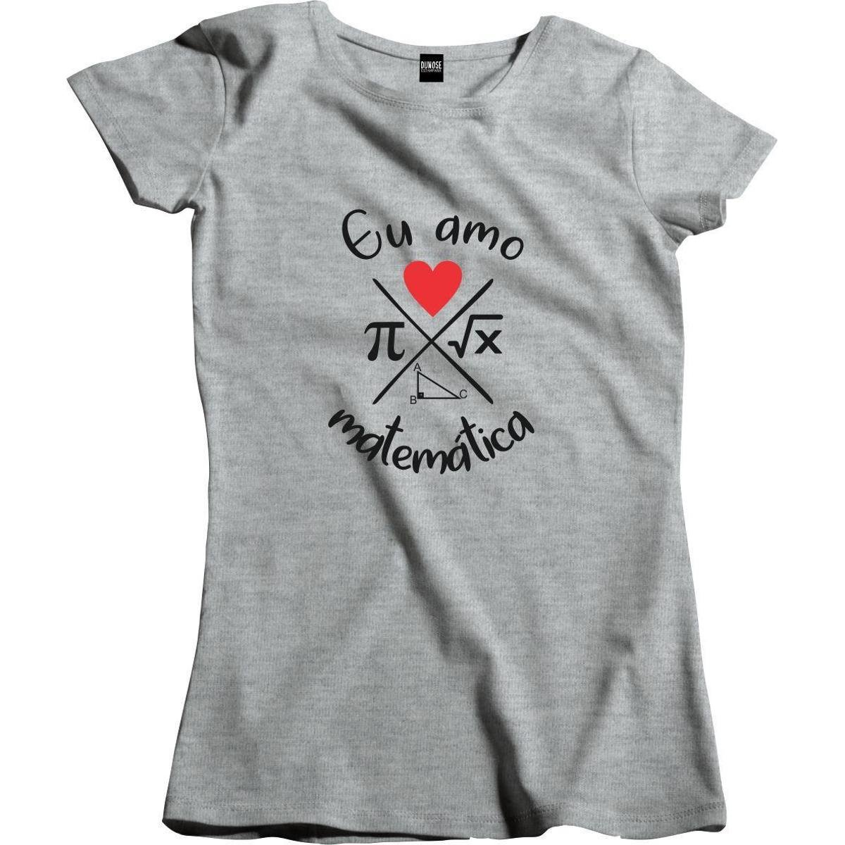 Camisa Feminina Profissão Eu Amo Matemática - Preto | Netshoes