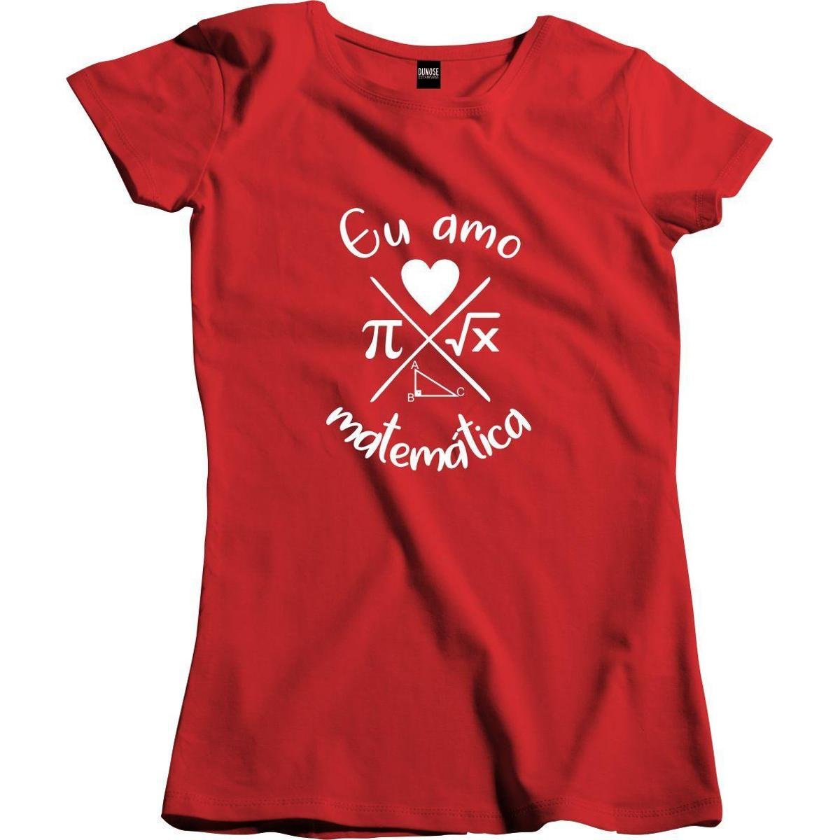 Camisa Feminina Profissão Eu Amo Matemática - Preto | Netshoes