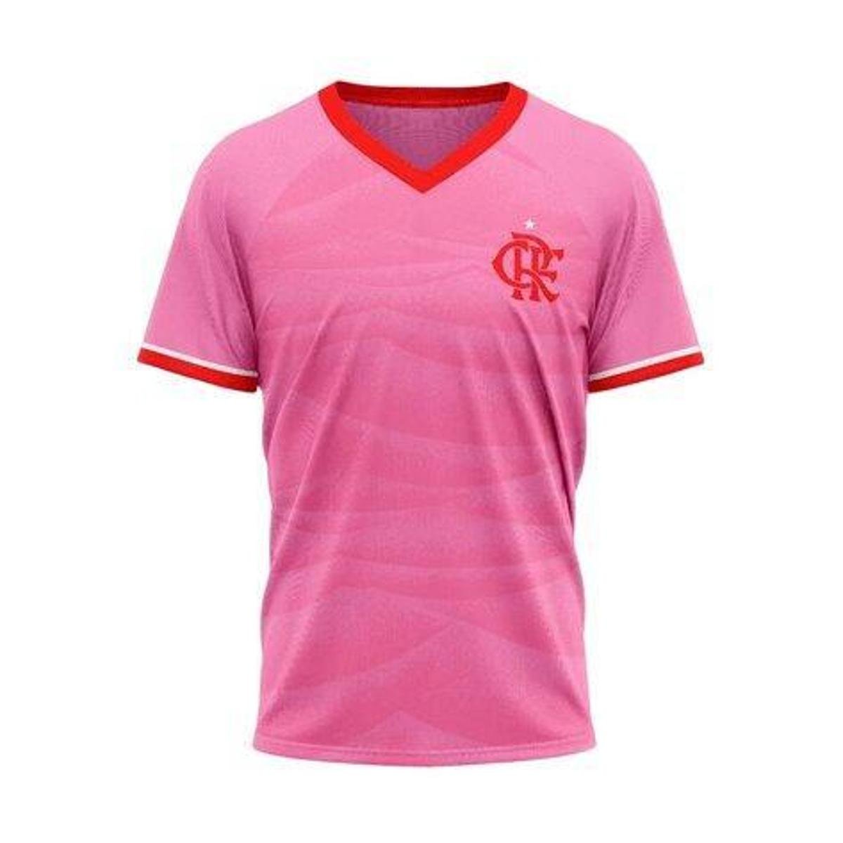 Camisa Flamengo Coral Masculina- Outubro rosa - Rosa | Netshoes