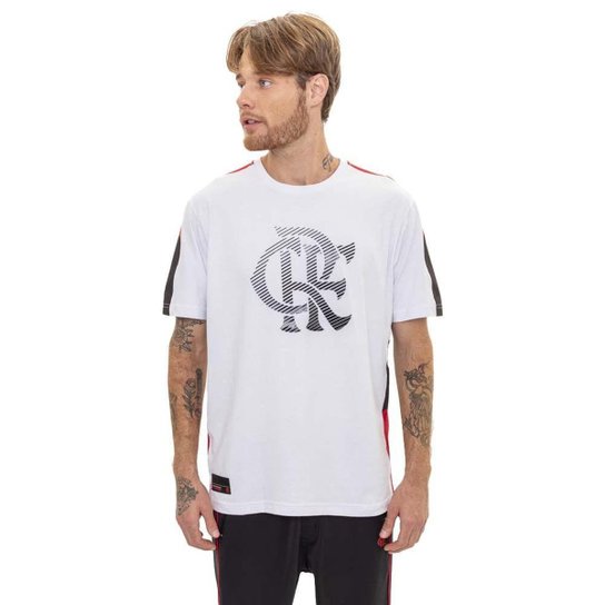 Camisa Flamengo CRF Branca 128269 G - Branco | Netshoes