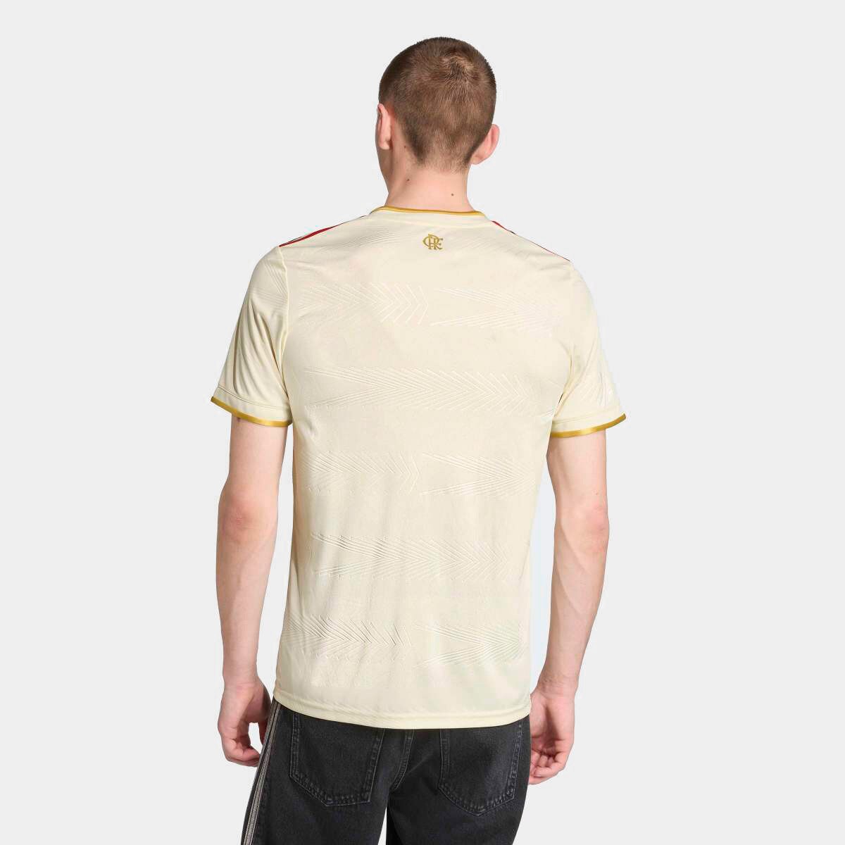 Camisa Flamengo III 25/26 Torcedor Adidas Masculina - Off White | Netshoes