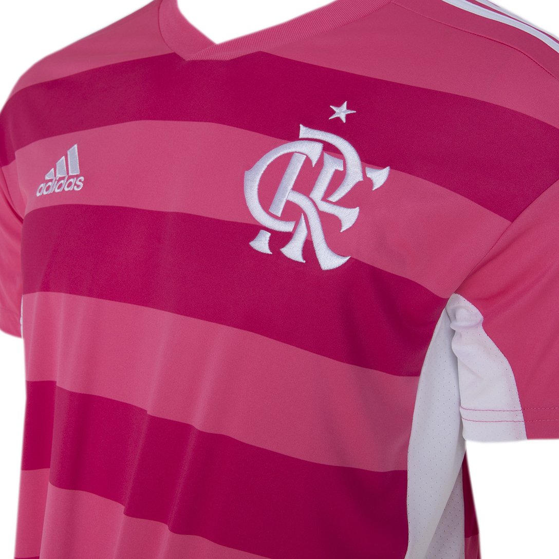 Camisa Flamengo Outubro Rosa 22/23 s/n° Torcedor Adidas Masculina ...