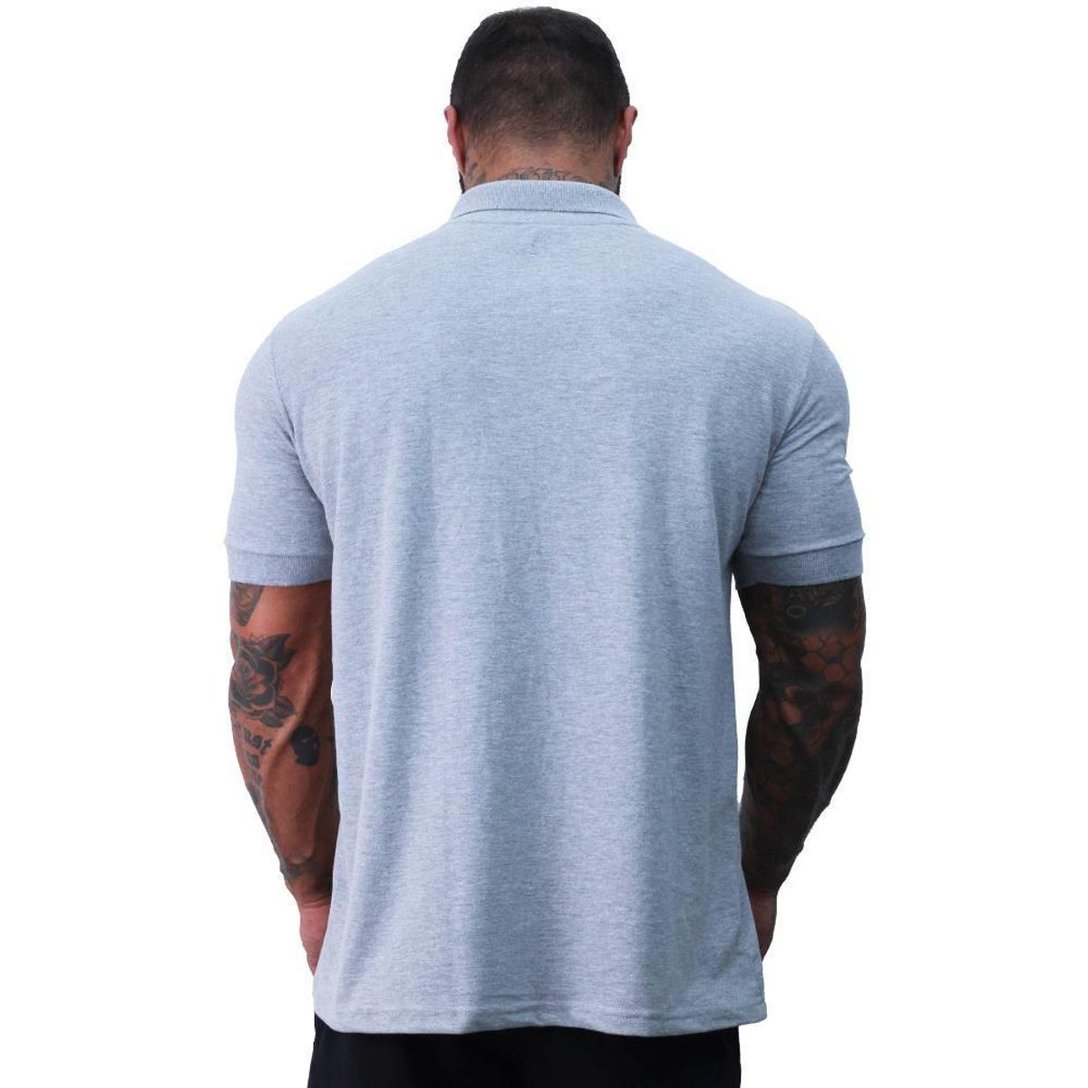 Camisa Gola Polo Masculina Malha Piquet 50% Algodão 50% Poliéster Penteado Rentex MXD Conceito ...