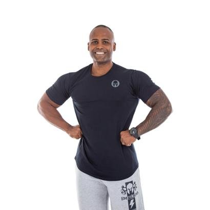 Camisa Long Império Fitness Basic Masculina - Preto | Netshoes