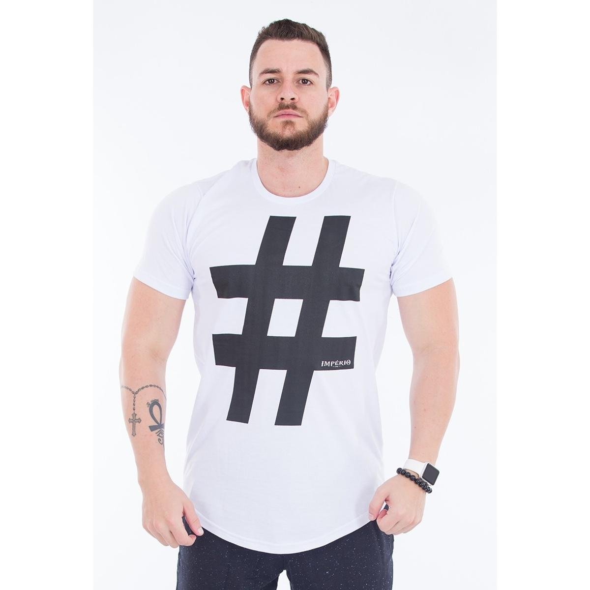 Camisa Long Império Fitness # Masculina - Branco | Netshoes