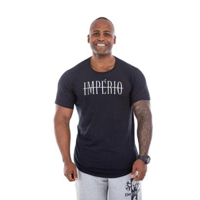Camisa Long Império Fitness Romano Masculina - Preto | Netshoes