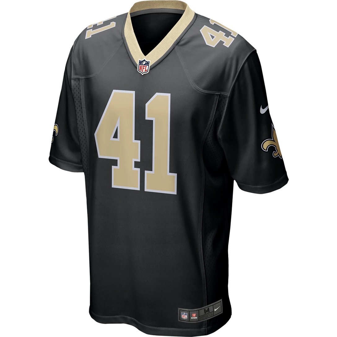 Camisa New Orleans Saints Alvin Kamara n° 41 Nike Game Masculina - Preto | Netshoes