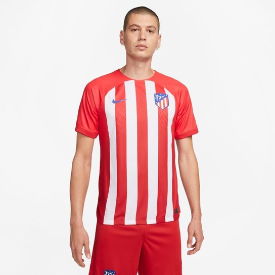 Camisa Nike Atlético de Madrid I 2023/2024 Torcedor Pro Masculina ...