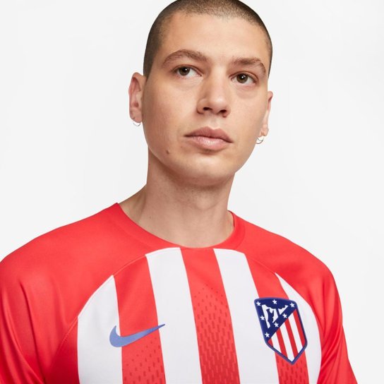 Camisa Nike Atlético de Madrid I 2023/2024 Torcedor Pro Masculina ...