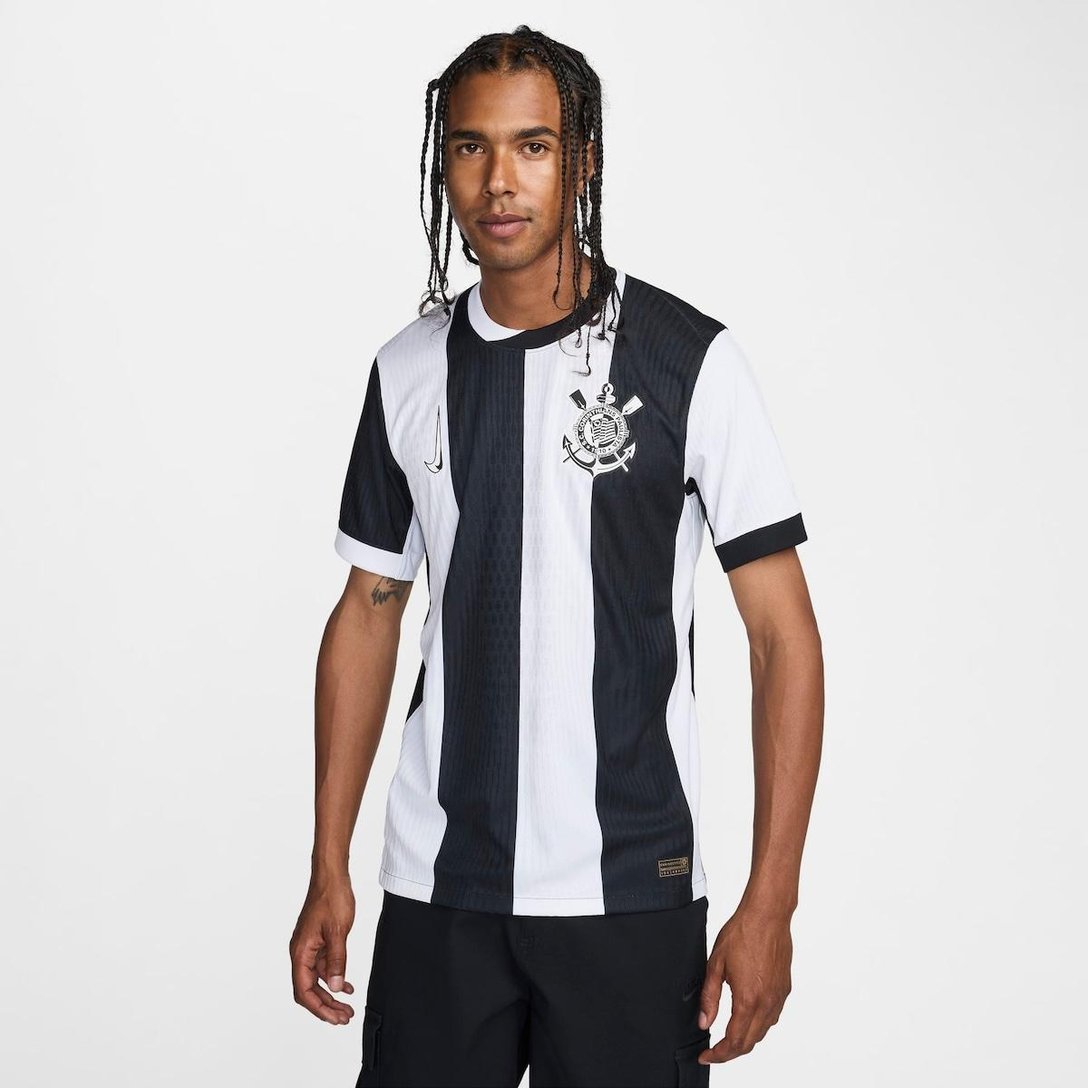 Camisa Nike Corinthians III 2024/25 Jogador Masculina - Branco | Netshoes