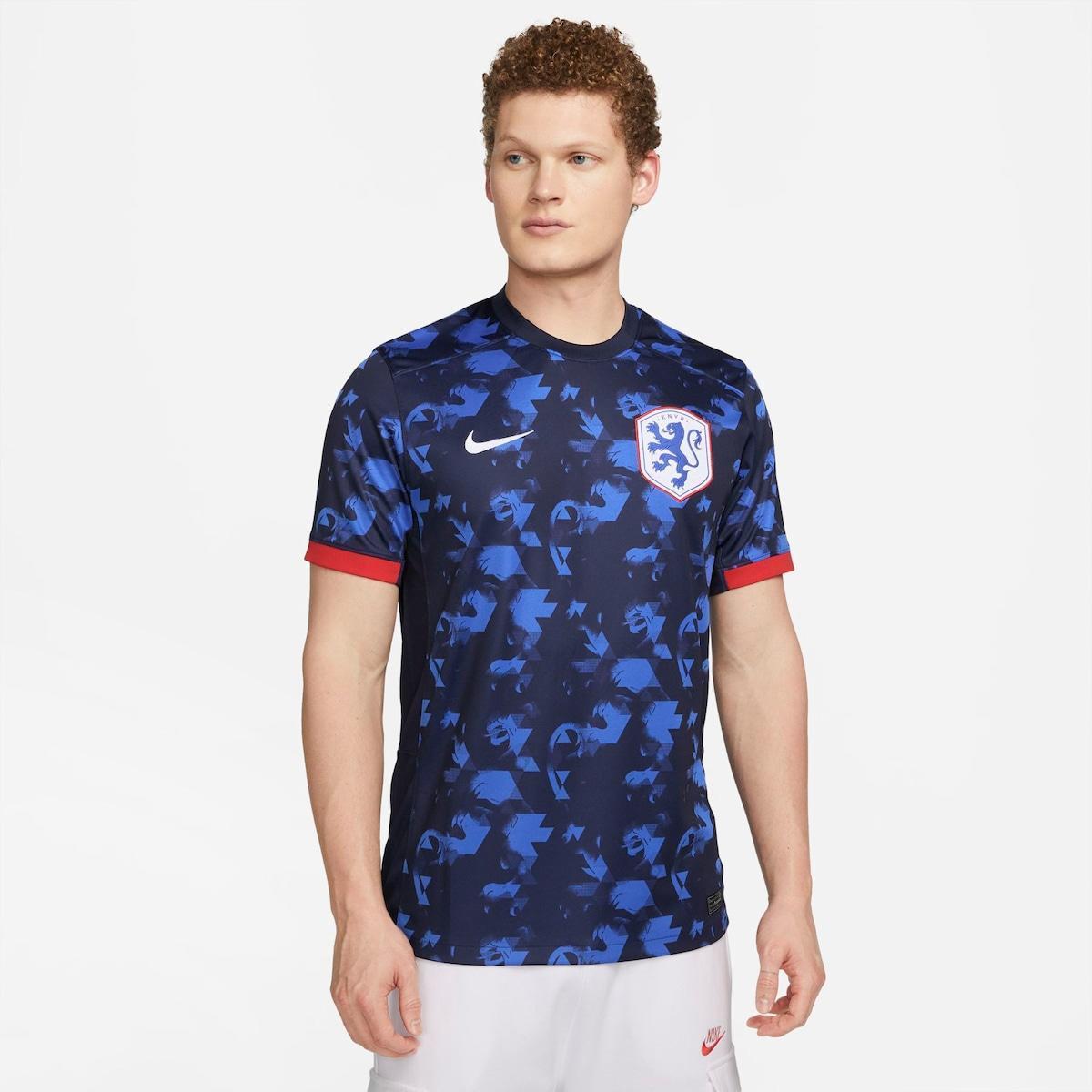 Camisa Nike Holanda II 2023/24 Torcedor Pro Masculina - Azul | Netshoes