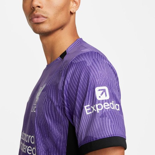 Camisa Nike Liverpool III 2023/24 Torcedor Pro Masculina - Roxo | Netshoes