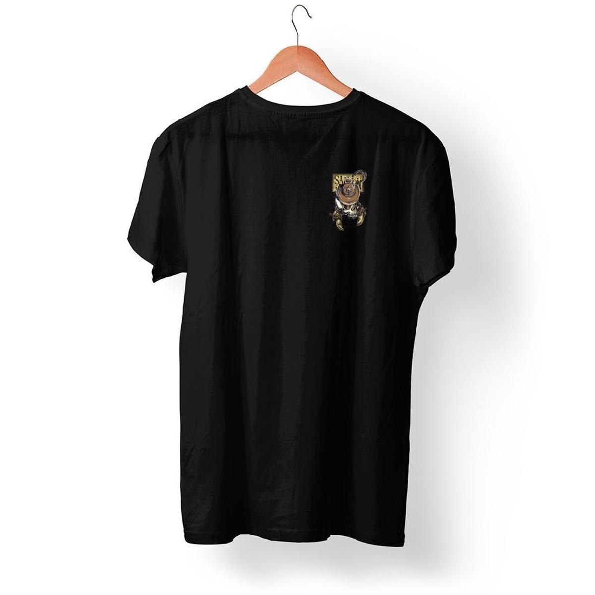 Camisa Peito Logo Caveira Sherife Sheriff Policia Camiseta;Gênero ...