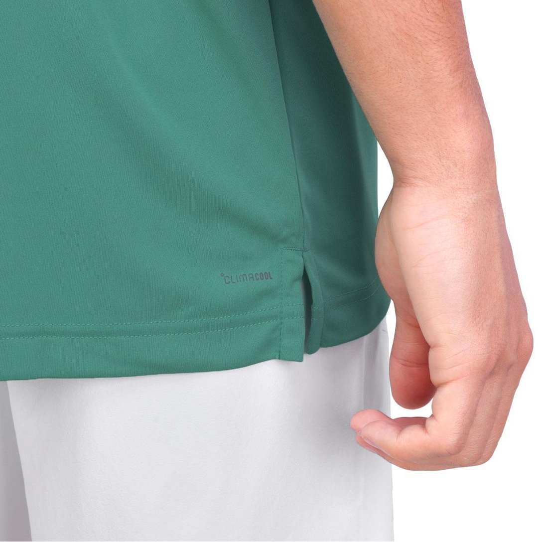 Camisa Polo Adidas Club Tennis 3STR Verde - Verde | Netshoes
