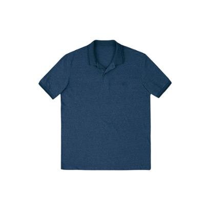 Camisa Polo Básica Masculina Em Malha Texturizada - Azul | Netshoes