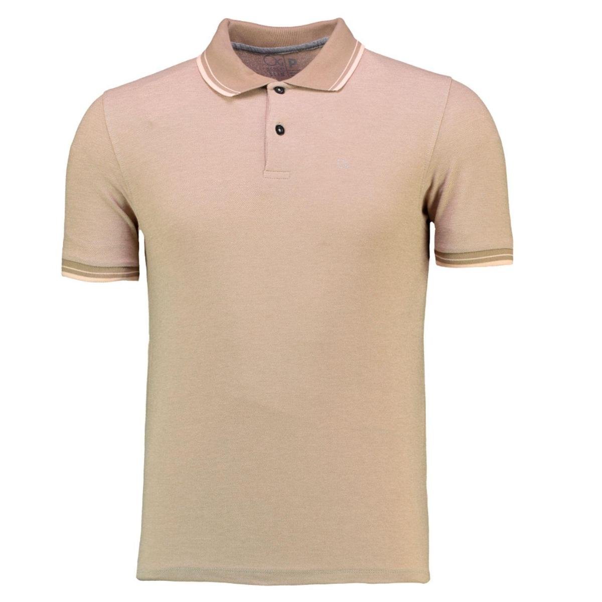Camisa Polo Masculina Ogochi Bege - Bege | Netshoes