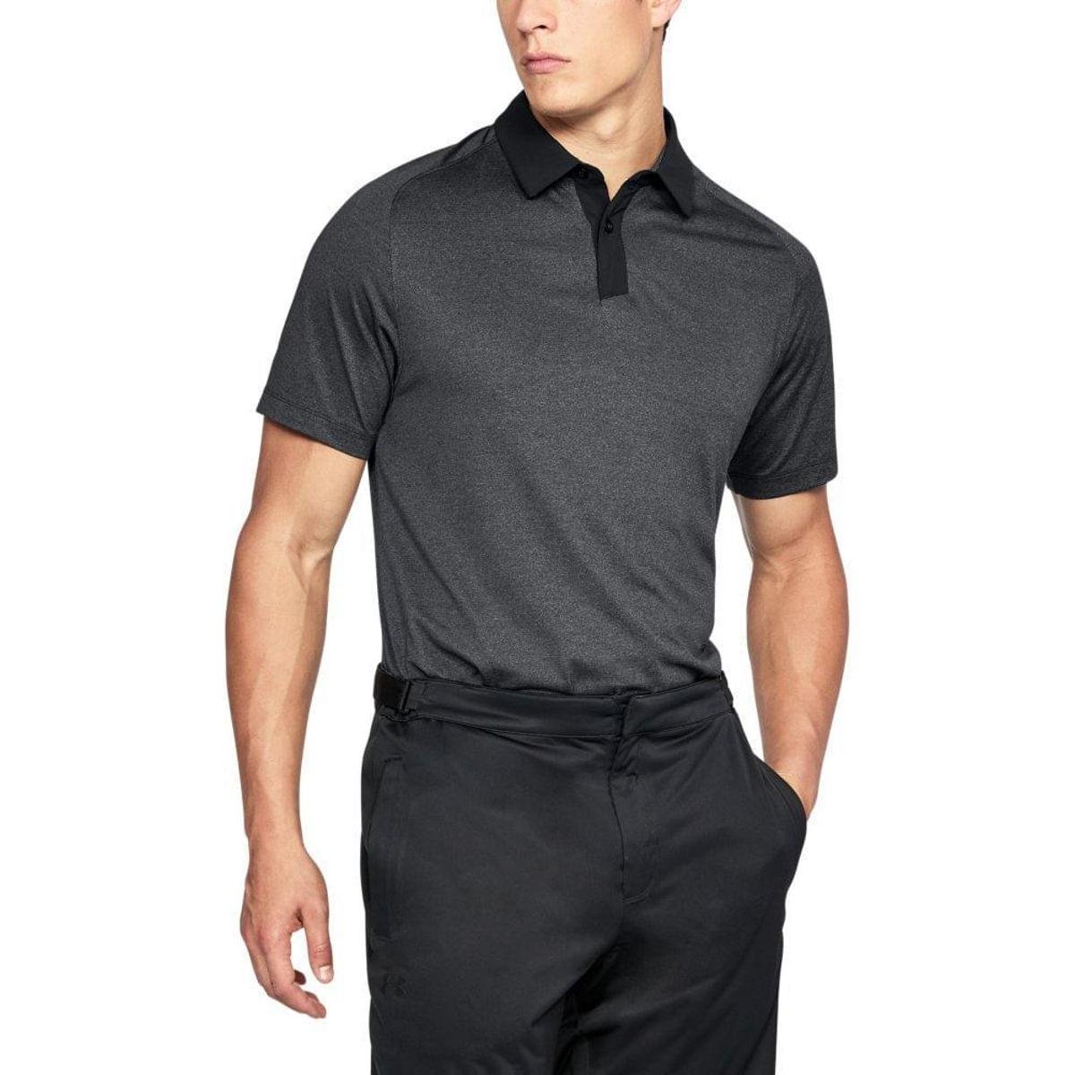 Camisa Polo Masculina Under Armour Threadborne - Preto | Netshoes