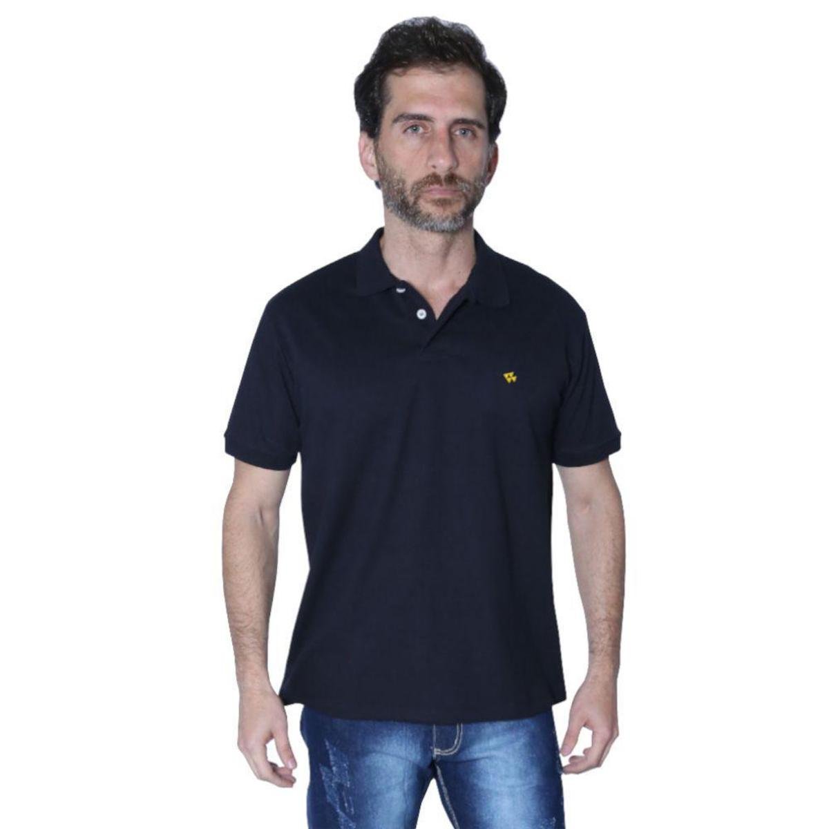 Camisa Polo Mister Fish Náutico Classic Masculina - Preto | Netshoes