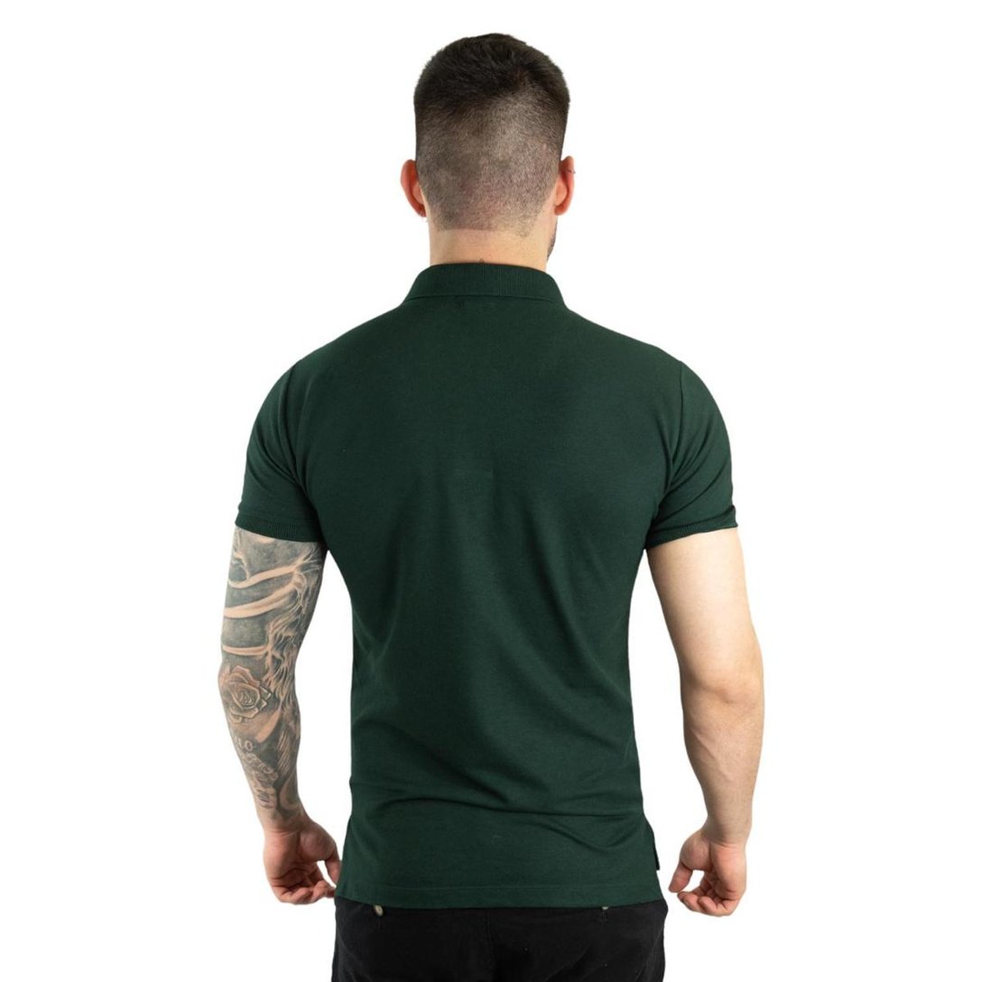 Camisa Polo Ralph Lauren Militar Mescla - Verde | Netshoes