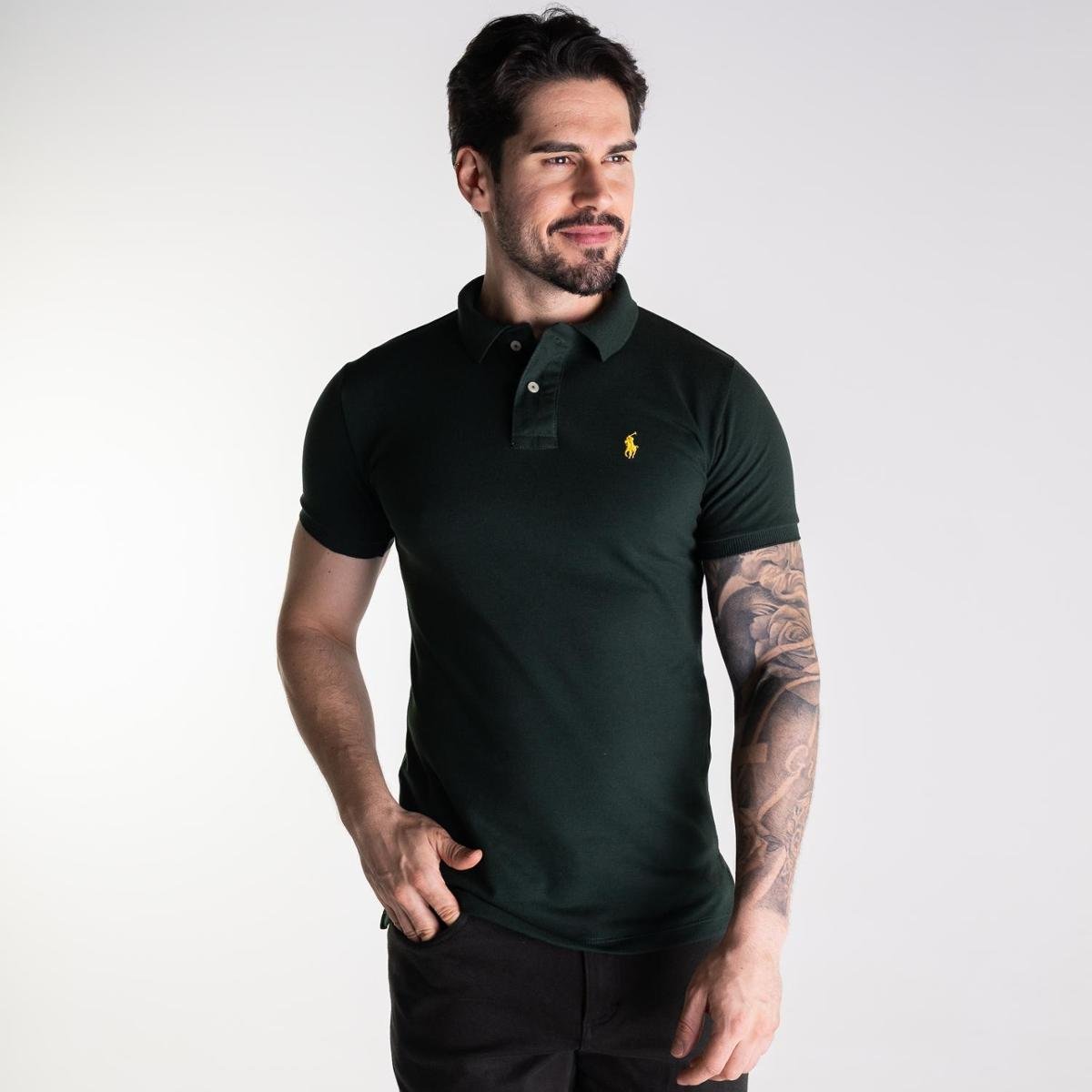 Camisa Polo Verde Masculino em promoção na Netshoes!