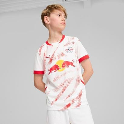 Camisa RB Leipzig 24/25 HOME Juvenil - Branco | Netshoes