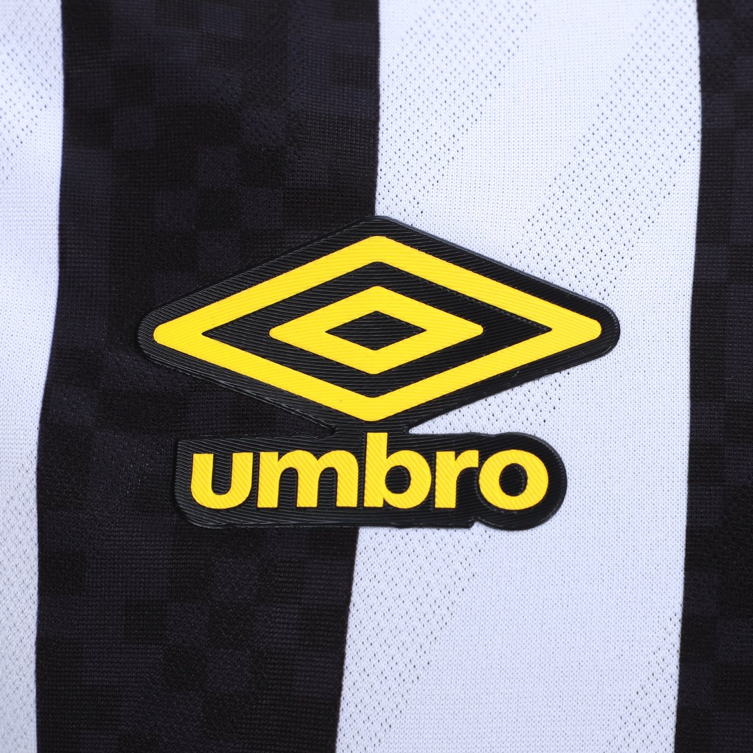 Camisa Santos II 25/26 s/n Jogador Umbro Masculina - Preto+Branco ...
