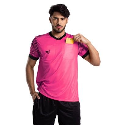 Camisa Super Bolla Árbitro Masculina - Rosa | Netshoes