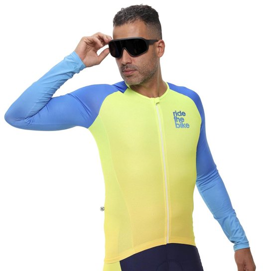 Camisa Supreme Masculina Summer Time Amarela Manga Longa - Amarelo ...