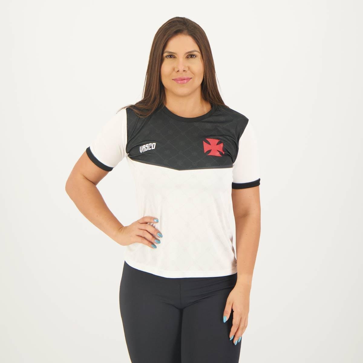Camisa Vasco Paragon Feminina Branca - Branco | Netshoes