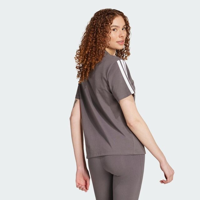 Camiseta Adidas Algodão Essentials Três Listras Feminina - Lilás | Netshoes