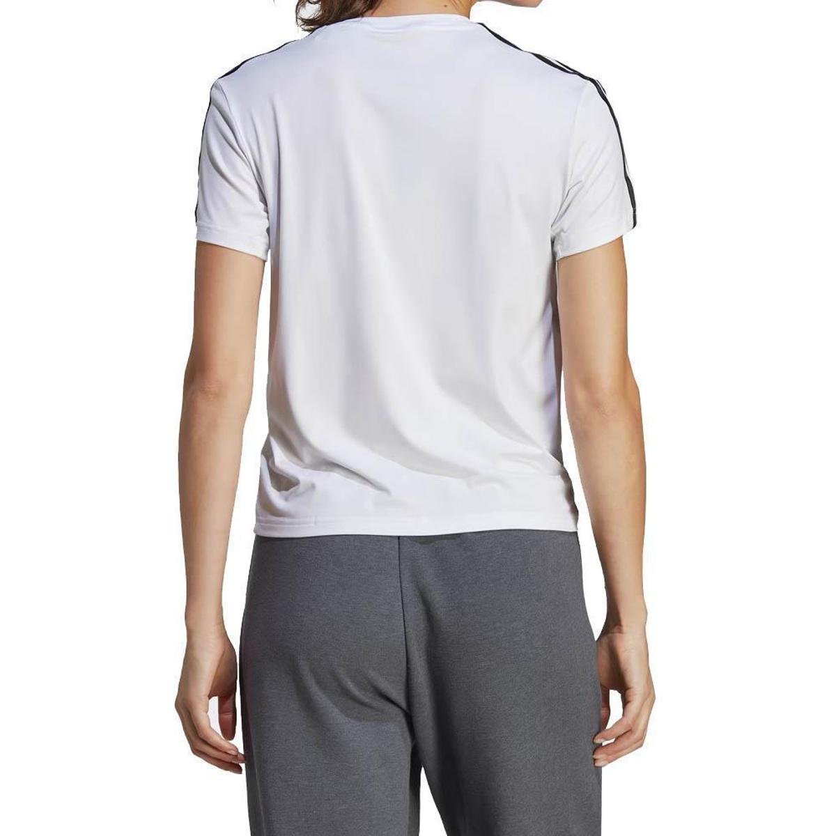 Camiseta Adidas TR-ES 3ST IC5039 Feminina - Branco | Netshoes