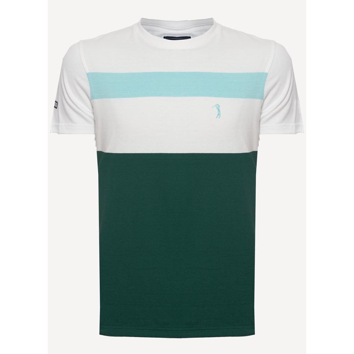 Camiseta Aleatory Listrada Pretty Branca-Branco-GG - Branco | Netshoes