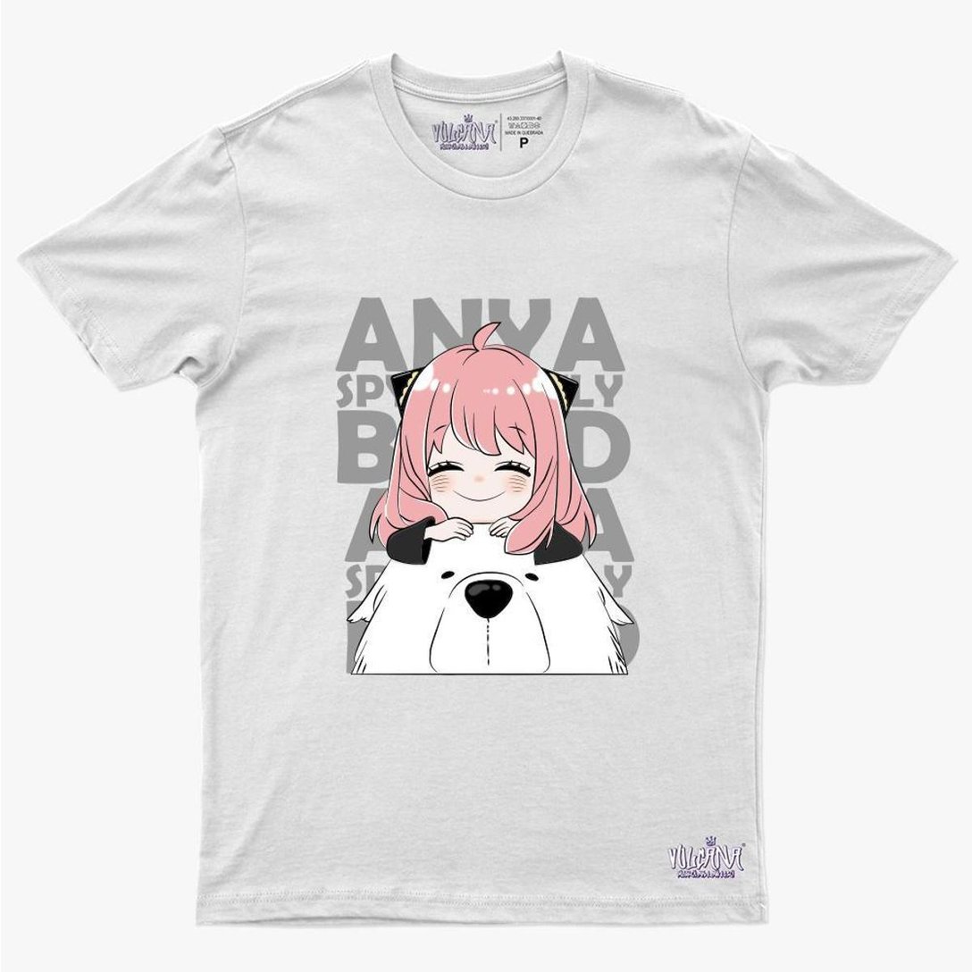 Camiseta Anya y Bond Spy X Family DTF Blusa Camisa Basica - Branco ...