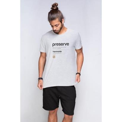 Camiseta Azor Preserve Flamê Masculina - Branco | Netshoes